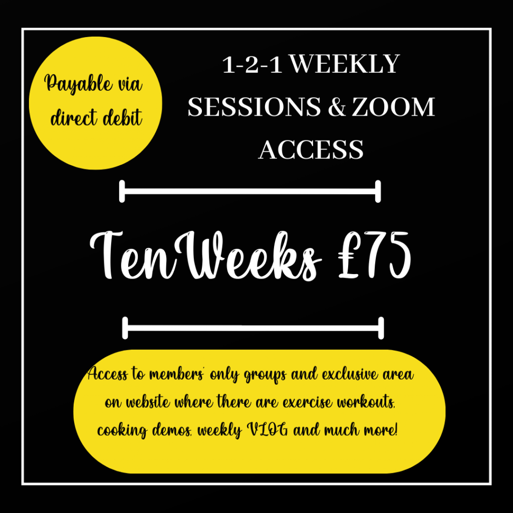 ZOOM & 121 SESSIONS - BEEWEIGHED Slimming Groups